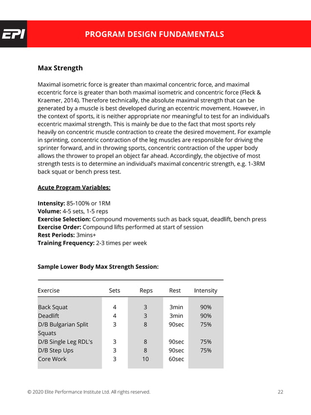 Strength & Conditioning Program Design | PDF | Weightlifting | Sports