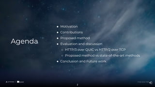 Scalable High Efficiency Video Coding based HTTP Adaptive Streaming over QUIC Using ...