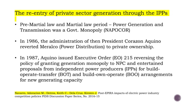 Epira Law and EC's | PPTX