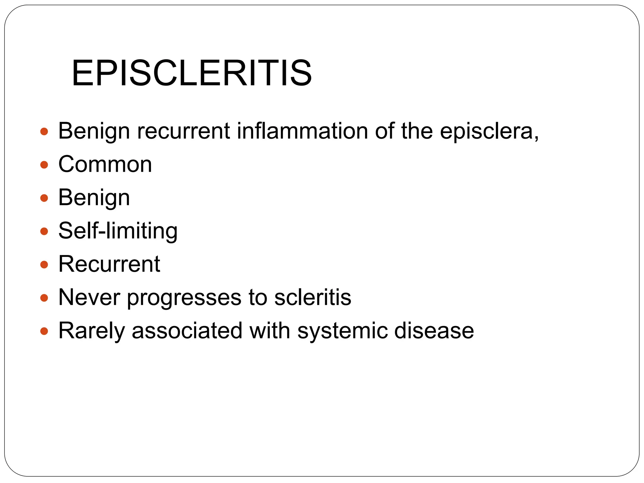 Episcleritis and Scleritis power point presentations | PPTX