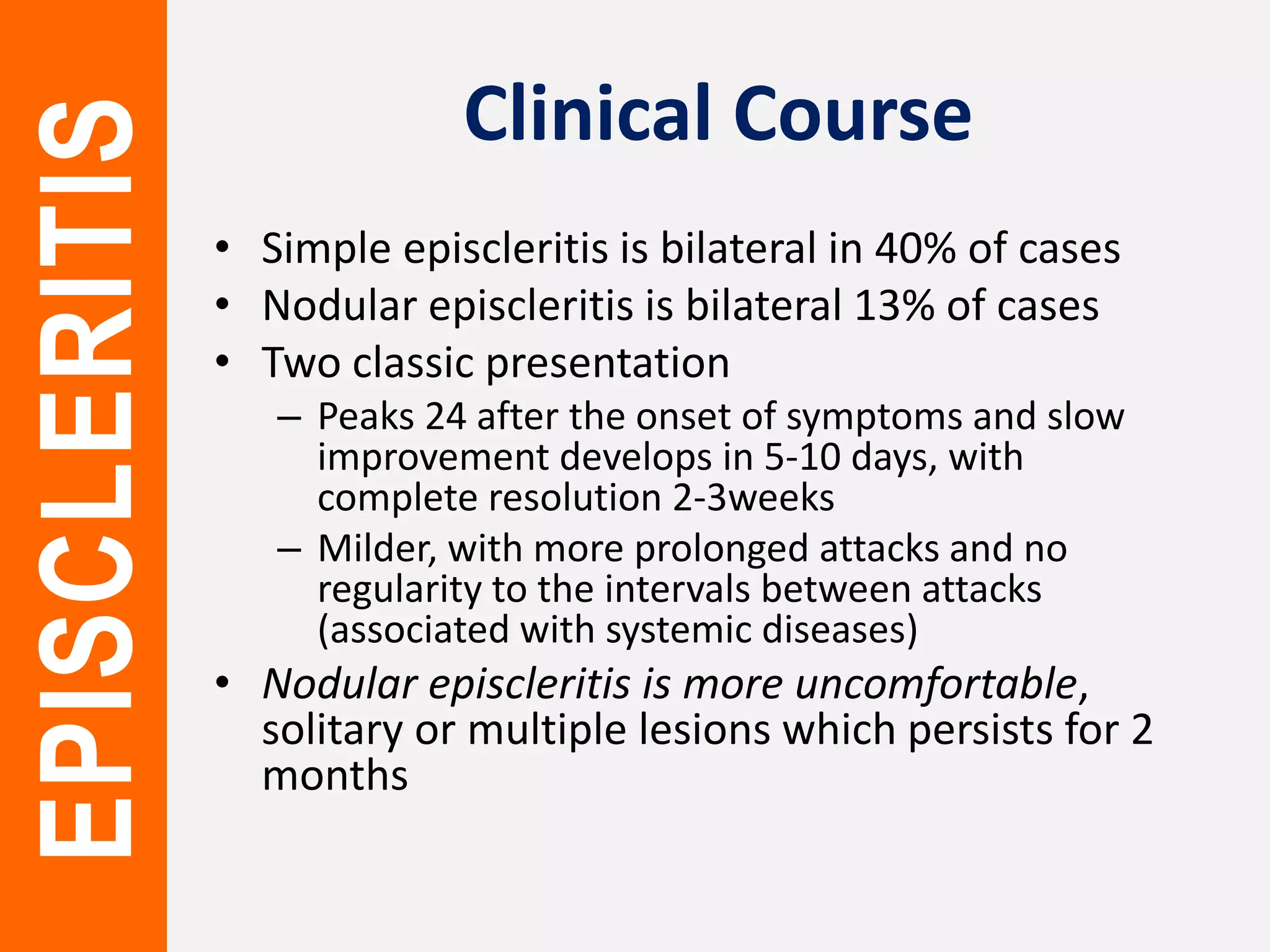 Episcleritis and scleritis | PPTX