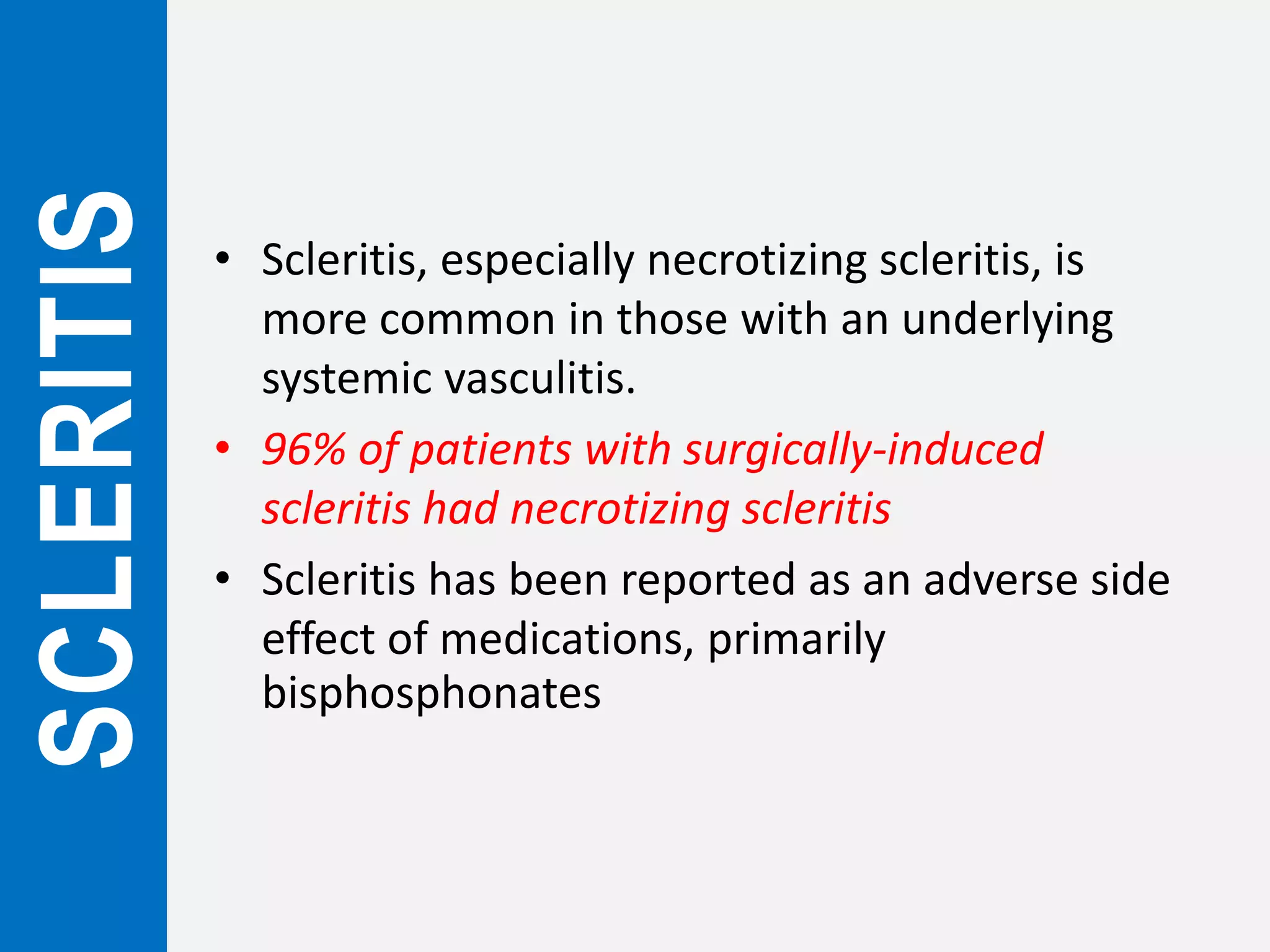 Episcleritis and scleritis | PPTX