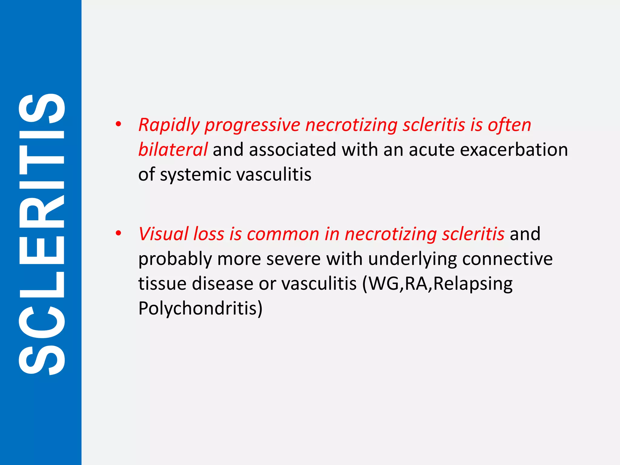 Episcleritis and scleritis | PPTX
