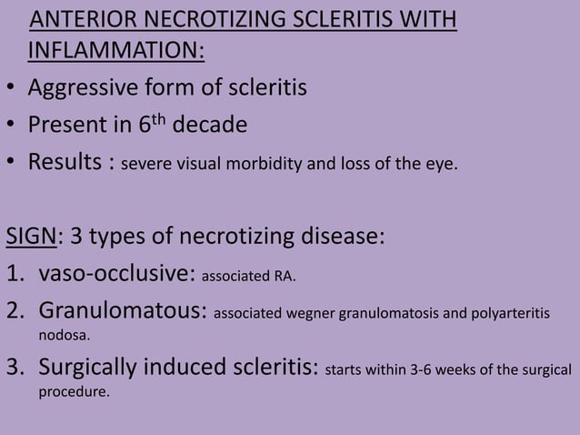 Episcleritis and scleritis (ophthalmology) | PPTX | Eye and Vision ...