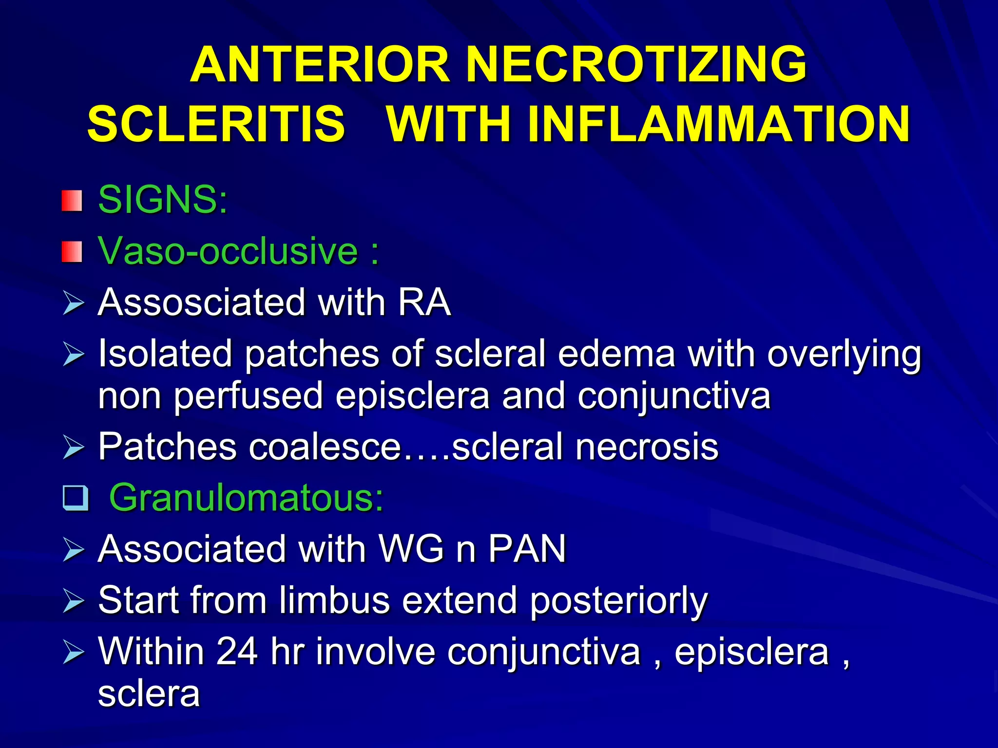 Episcleritis & scleritis | PPT