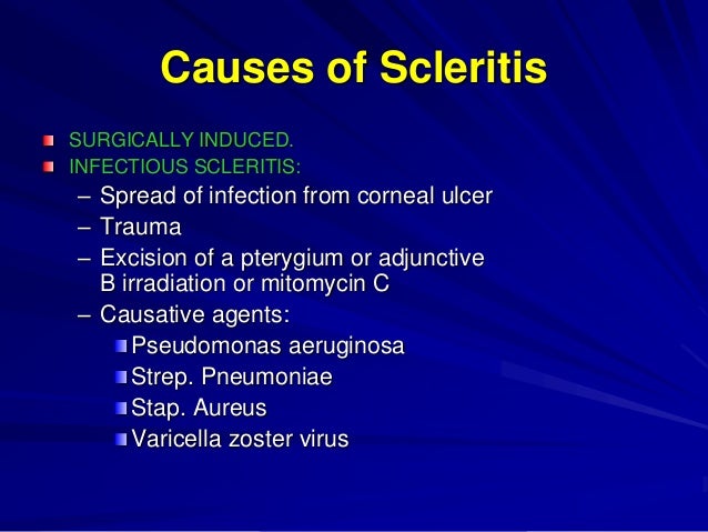 Episcleritis & scleritis