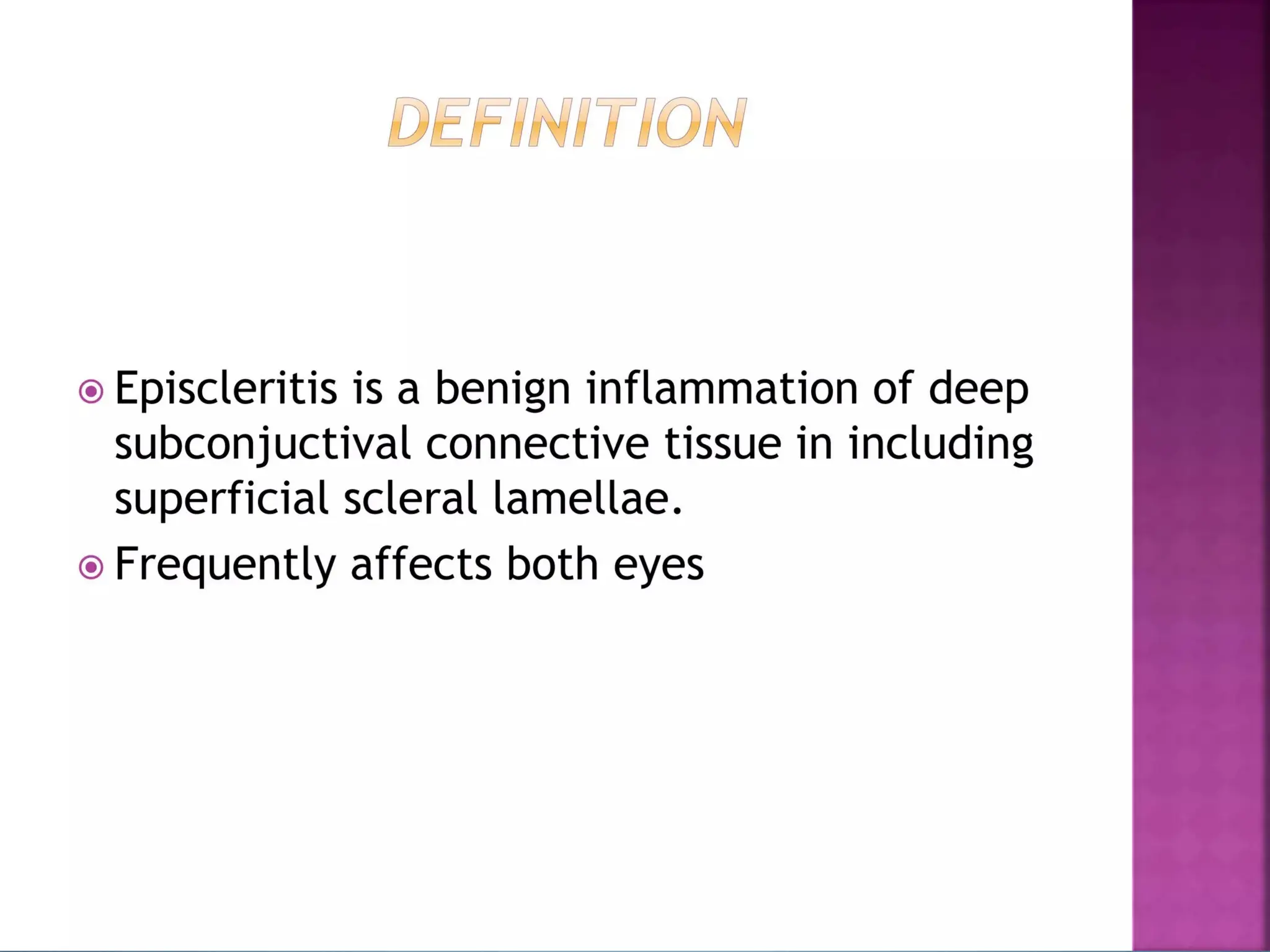 EPISCLERITIS & UVEITIS.ppt eye disorders | PPTX