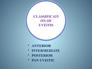 EPISCLERITIS & UVEITIS.ppt eye disorders | PPT