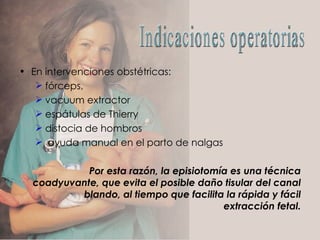 EPISIOTOMIA Y EPISIORAFIA | PPT