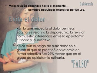 EPISIOTOMIA Y EPISIORAFIA | PPT