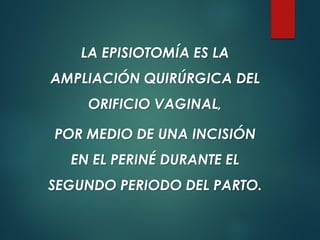 Episiotomia y Episiorrafia ............................ | PDF