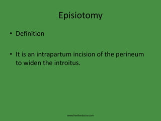 Episiotomy | PPTX