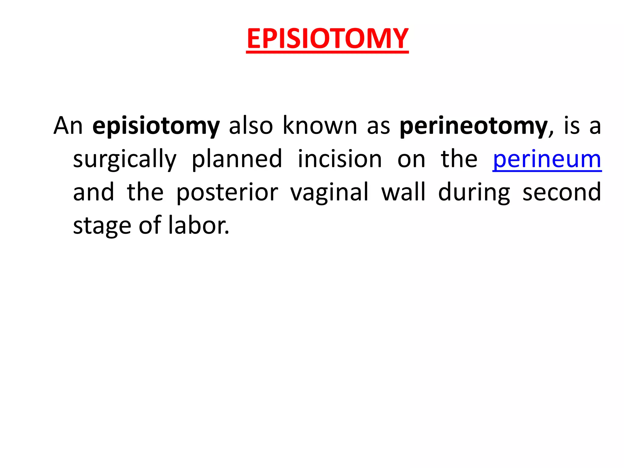 Episiotomy | PPTX