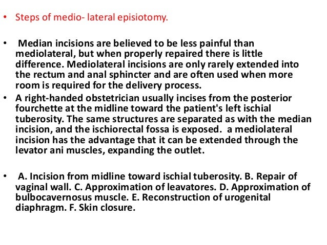 Episiotomy