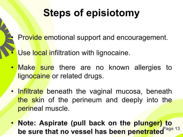 Episiotomy | PPTX | Pregnancy | Reproductive Health