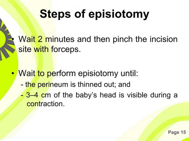 Episiotomy | PPTX | Pregnancy | Reproductive Health