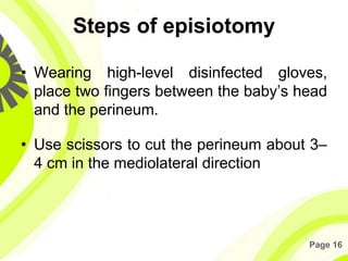 Episiotomy | PPTX