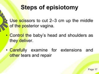 Episiotomy | PPTX