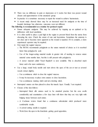 Episiotomy Clinical Teaching Plan Use in OBG submission | DOCX