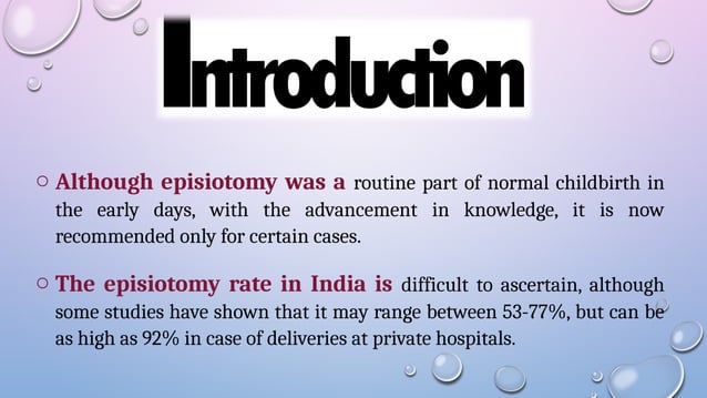 Episiotomy.pptx Shweta singh M.sc nursing | PPT