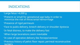 episiotomy is a surgical incision on the perineum during normal labor | PPT