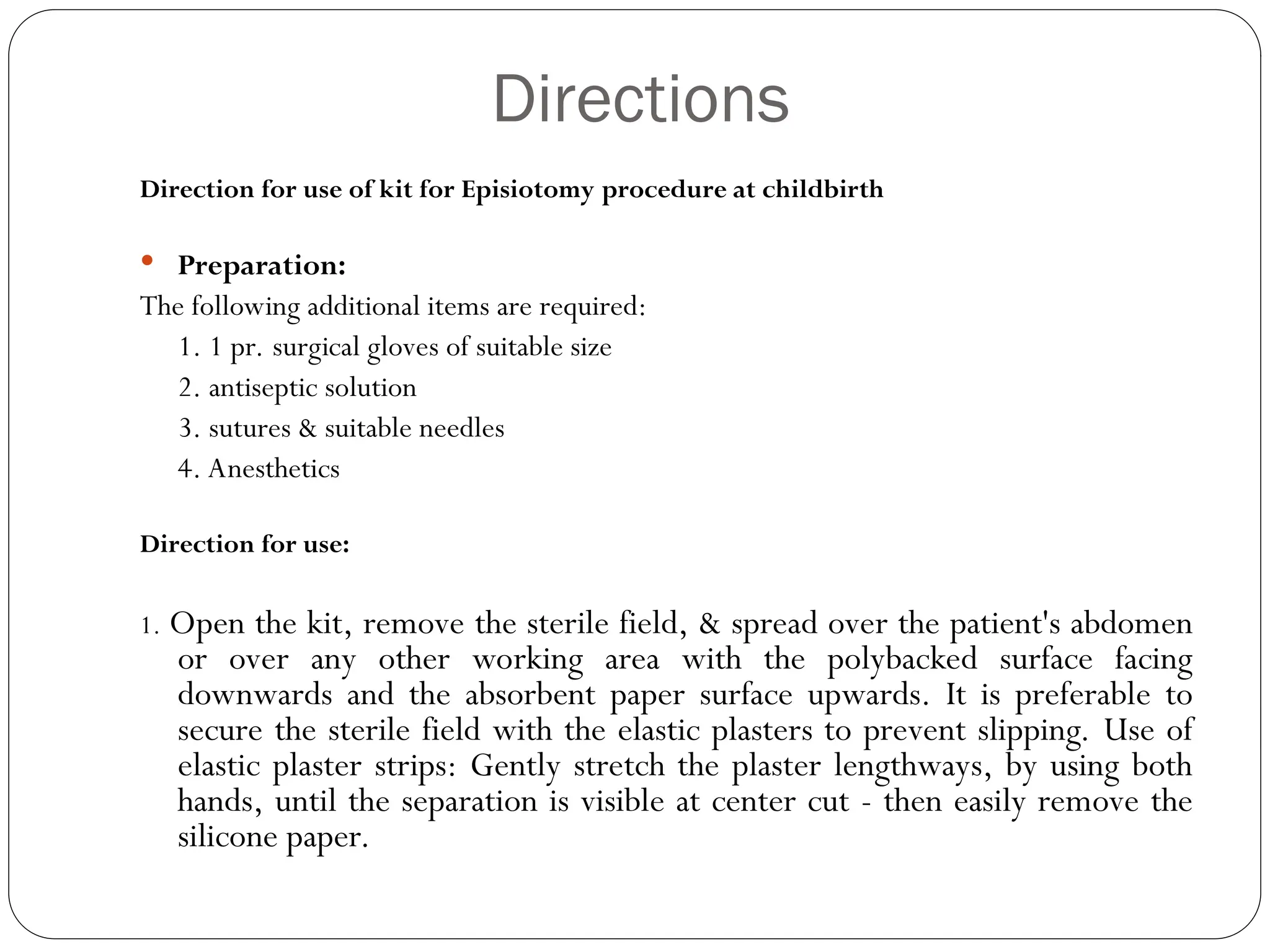 EPISIOTOMY types,purposes,procedures ppt | PPT
