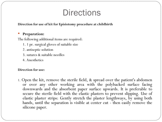 EPISIOTOMY types,purposes,procedures ppt | PPT