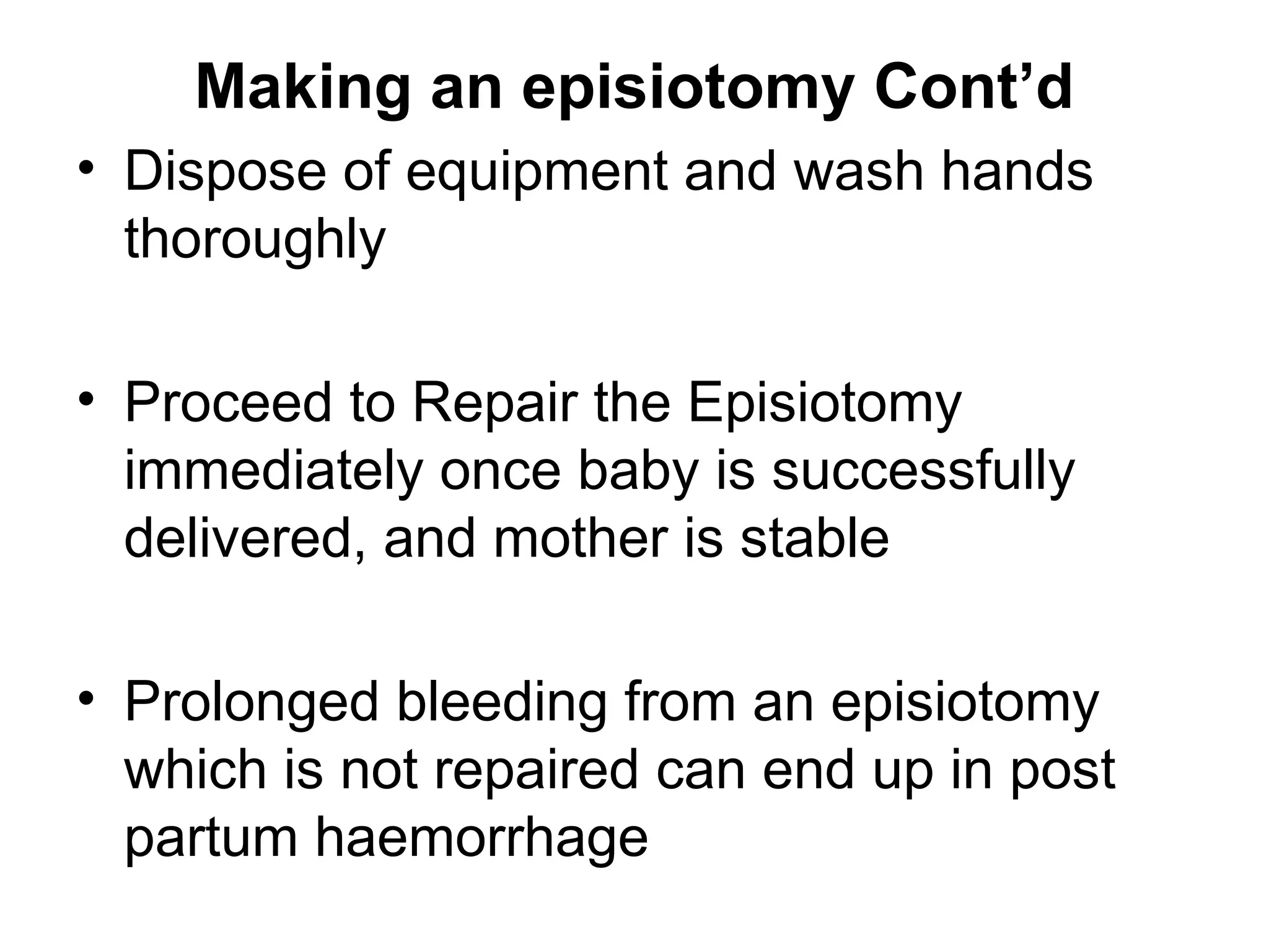 EPISIOTOMY CUTTING AND REPAIR EDITED VK.ppt