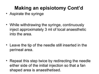 EPISIOTOMY CUTTING AND REPAIR EDITED VK.ppt