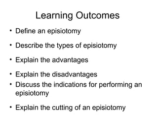 EPISIOTOMY CUTTING AND REPAIR EDITED VK.ppt