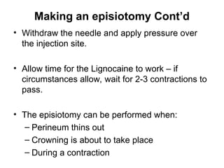 EPISIOTOMY CUTTING AND REPAIR EDITED VK.ppt