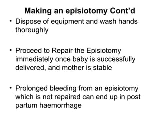 EPISIOTOMY CUTTING AND REPAIR EDITED VK.ppt