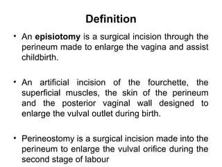 EPISIOTOMY CUTTING AND REPAIR EDITED VK.ppt