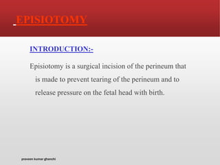 Episiotomy pkg | PPT