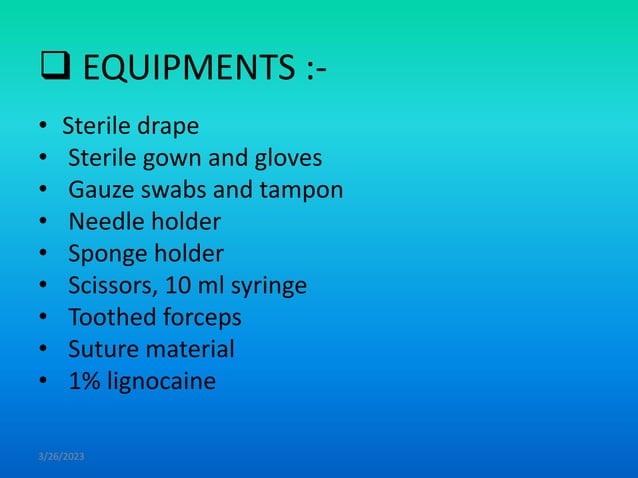 Episiotomy P Ppt