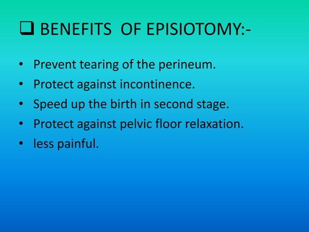 EPISIOTOMY P. | PPT
