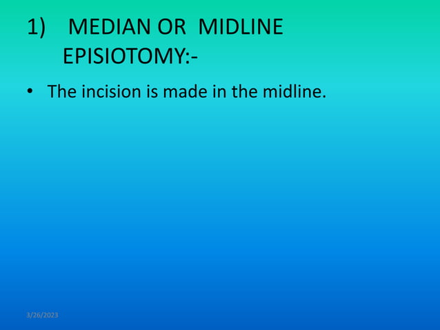 EPISIOTOMY P. | PPT