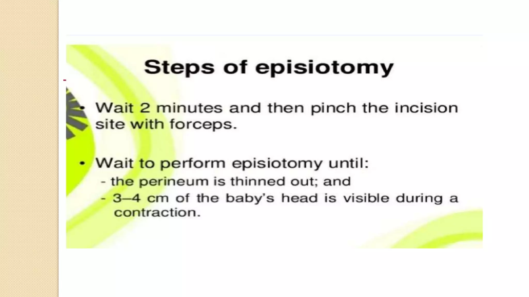 Episiotomy suture removal care | PPTX