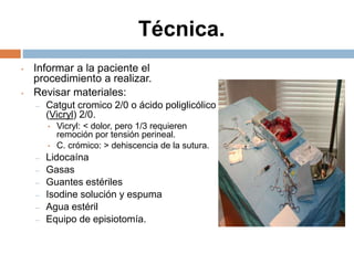 Episio y descarros GyO | PPTX