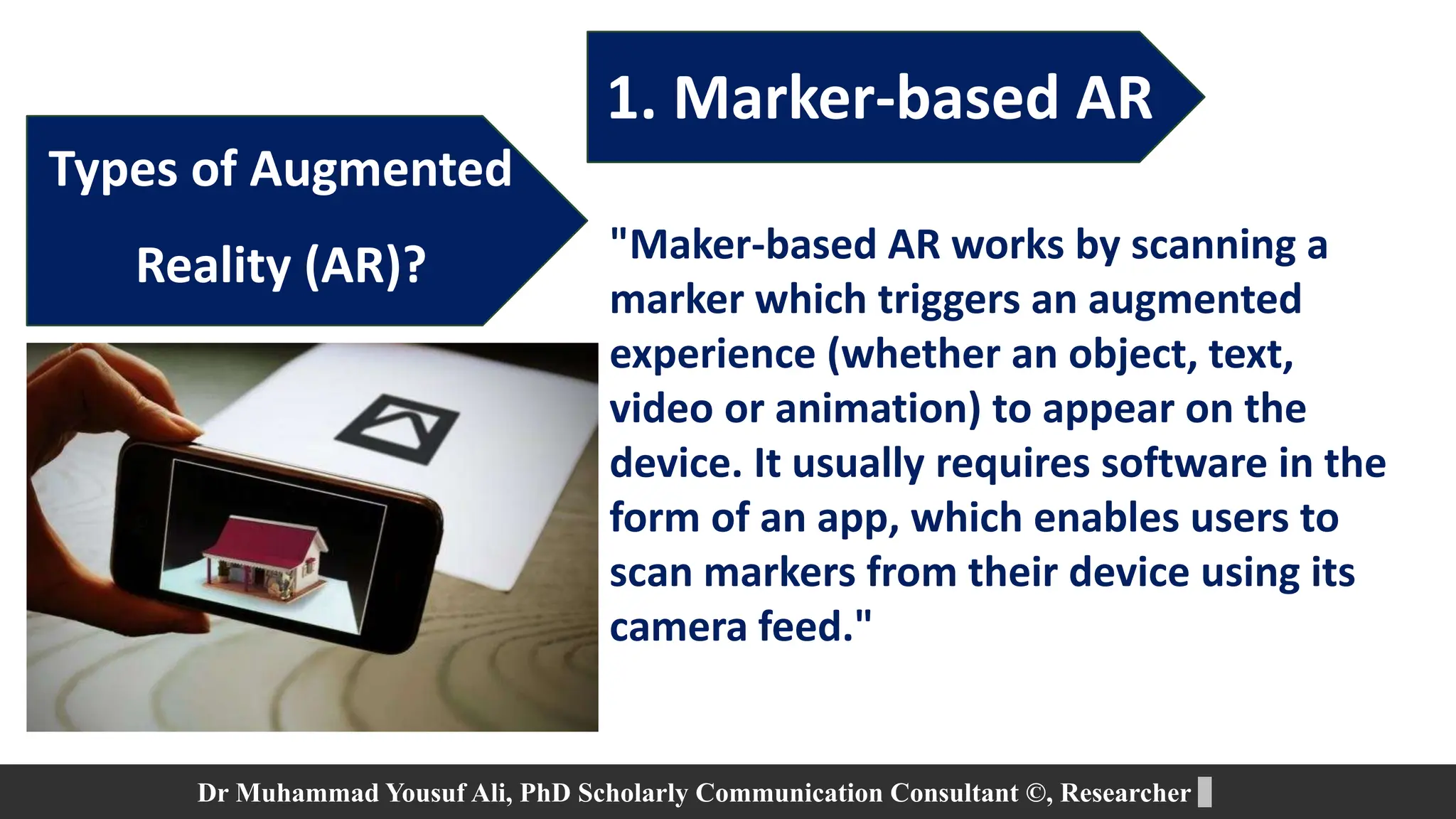 Augmented Reality : Types of Augmented Reality | PPTX