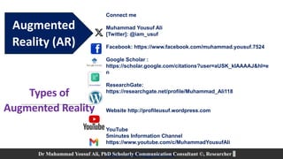 Augmented Reality : Types of Augmented Reality | PPTX