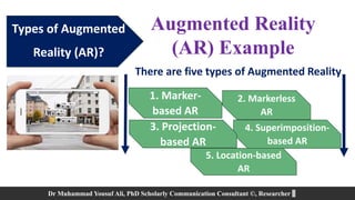 Augmented Reality : Types of Augmented Reality | PPTX