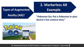 Augmented Reality : Types of Augmented Reality | PPTX