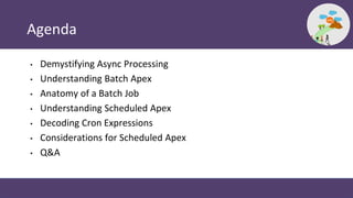 Episode 19 - Asynchronous Apex - Batch apex & schedulers | PPT