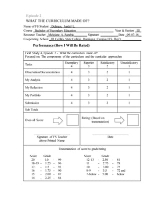 Field Study 4 Episode 2 | DOCX