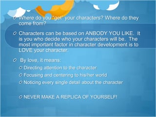 Episode 2 meet the characters ppt | PPTX