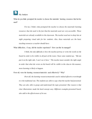 Field Study 3 Episode 3 | DOCX