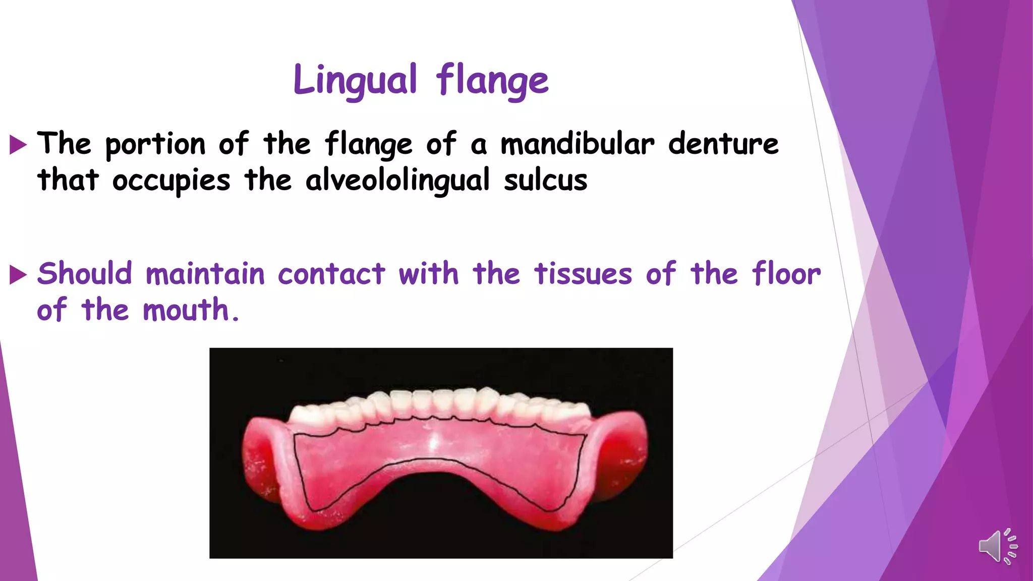Components of a complete denture | PPTX
