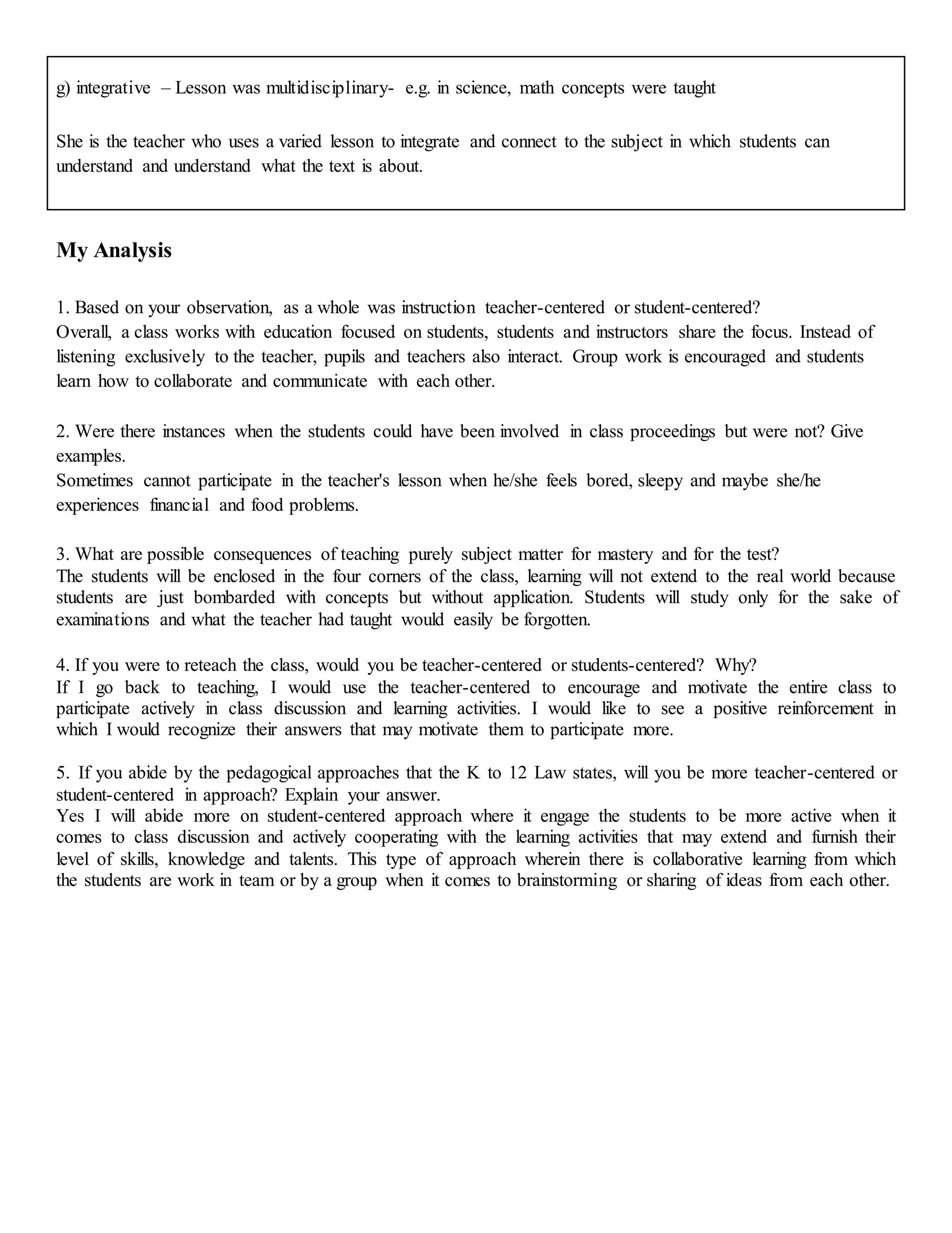 Episode 5 | DOC | Educational Assessment | Education