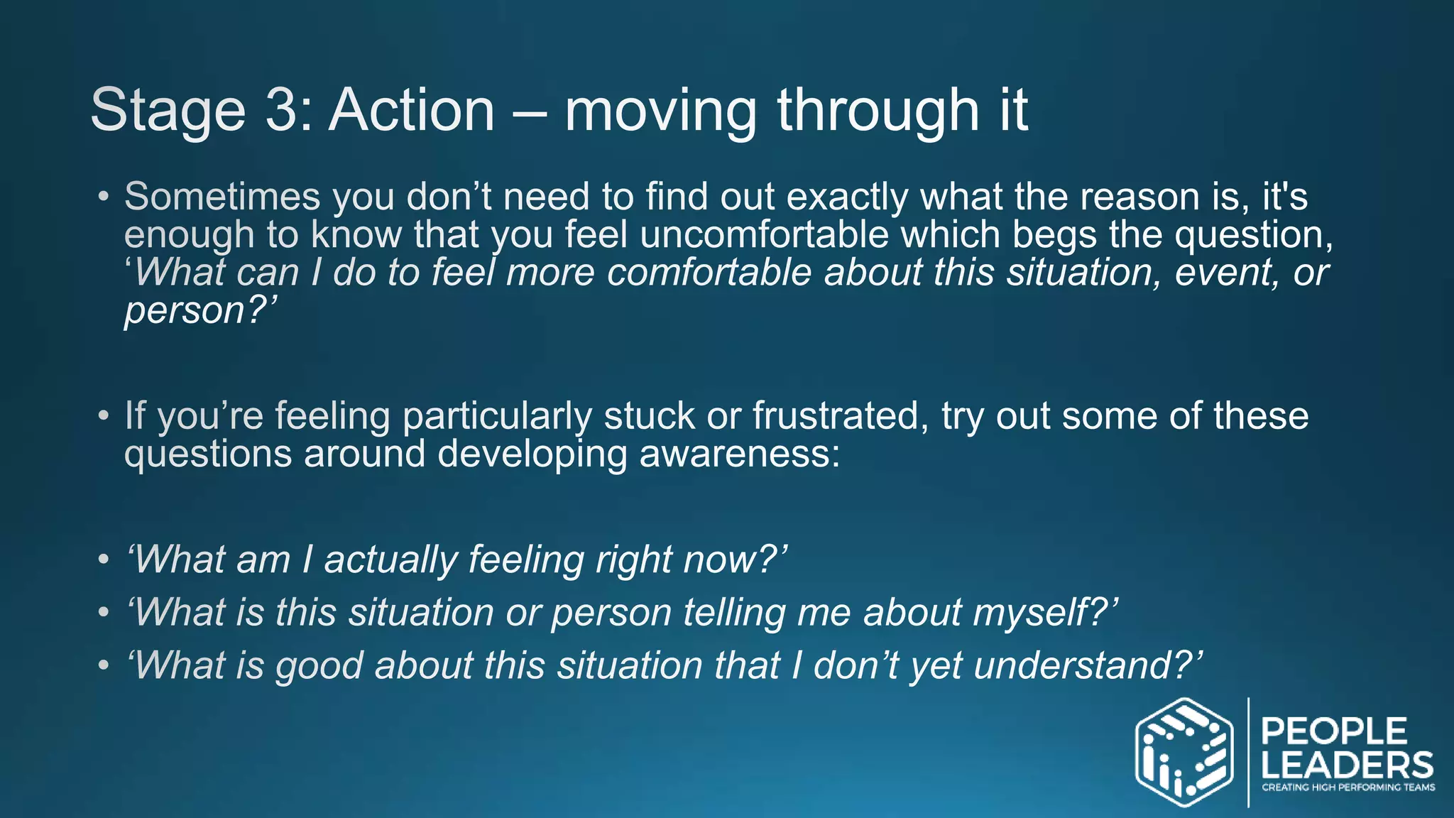 Awareness, Acceptance and Action | PPTX
